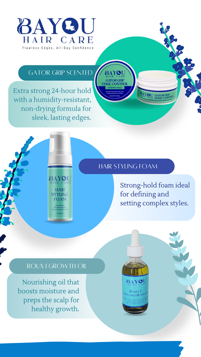 Bayou Hair Care | Best Edge Control & Hair Growth Products